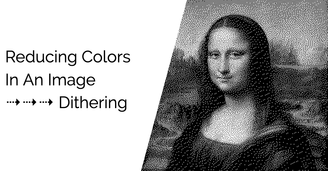 Reducing Colors In An Image ⇢ Dithering Shihn Ca